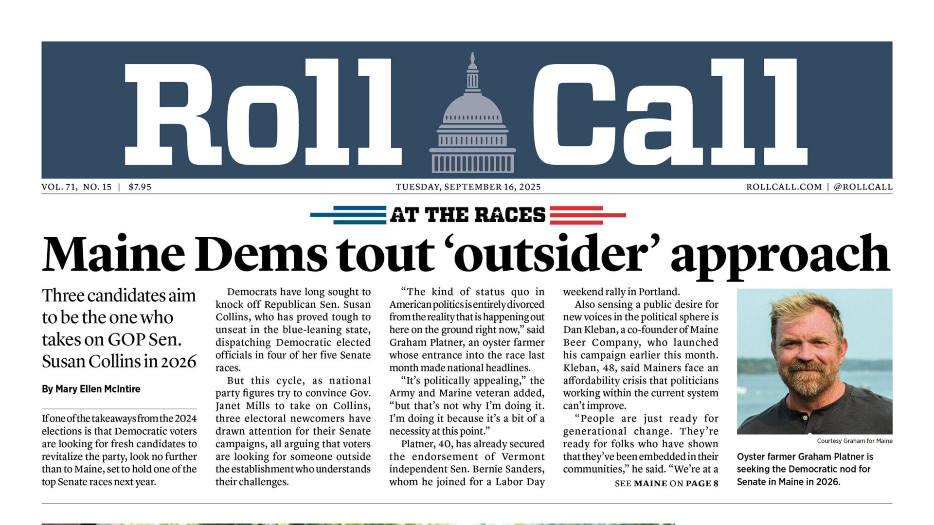 Roll Call - Covering Capitol Hill Since 1955
